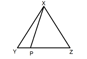 In the given figure $ \\angle YXZ=\\angle XPZ $ , then $ \\dfrac{ZX}{ZY ...