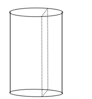 What is the vertical cross-section of a solid cylindrical pipe shown in ...