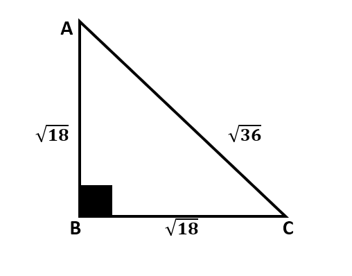 The points A(-4, 9, 6) , B(-1, 6, 6) and C(0, 7, 10) form which type of ...