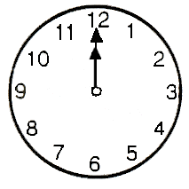 At what time between twelve o’clock and one o'clock will the hands of ...