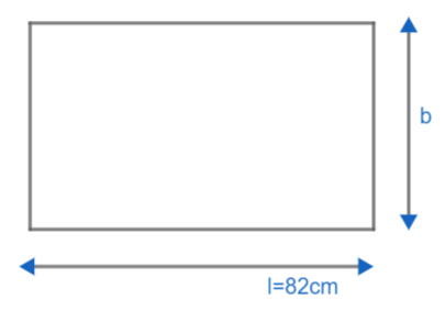 The length of a rectangular field is 82cm. if its perimeter is 248cm ...