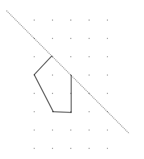 Copy the diagram and complete each shape to be symmetric about the ...