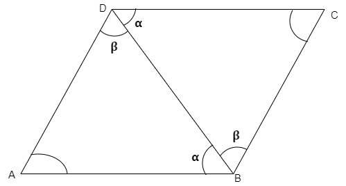 In a parallelogram, opposite angles are equal. Now, is the converse of ...