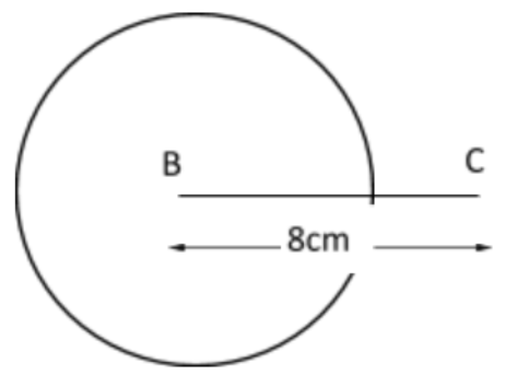 Draw a circle of radius 5cm from a point 5 cm away class 10 maths CBSE