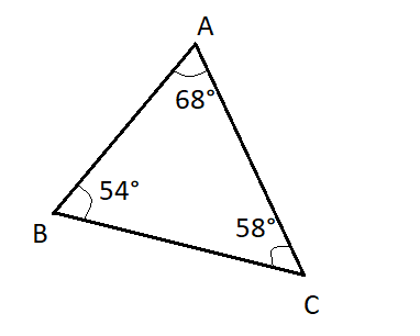 triangle has all angles less than 90 degrees.A. obtuseB. acuteC ...