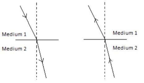Principle of reversibility can applied toA. Lens systemB. Mirror ...