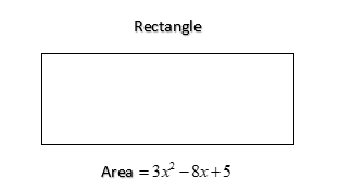 Find the possible expressions for the length and breadth of the ...