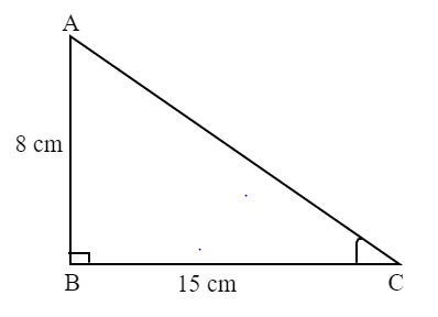 In the right angled triangle, the length of the perpendicular and the ...