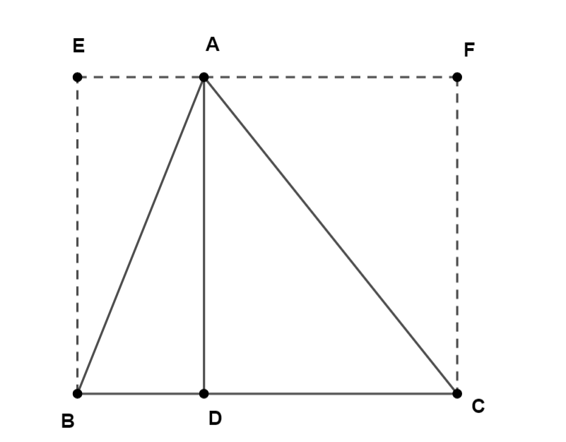 How do you find the area of a triangle?