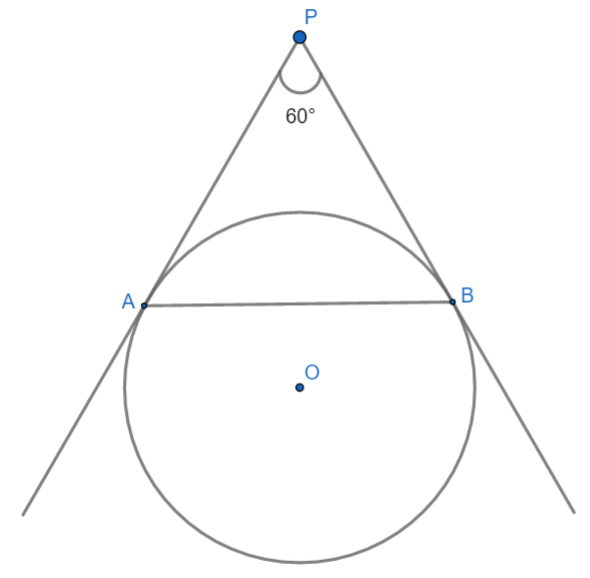 In the given figure, AP and BP are tangents to a circle with center O ...
