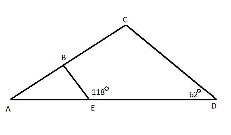 In Figure \\[AB = BC\\] , If the area of $\\Delta ABE$ is x, Calculate ...