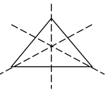 How many lines of symmetry are there for an equilateral triangle?