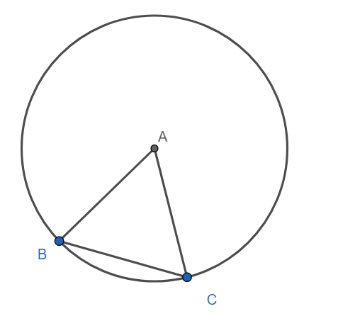 The radius of a circle is 30cm. Find the length of the arc of this ...