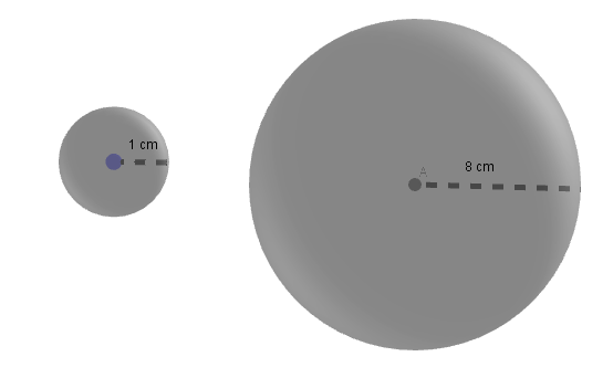 How many balls, each of radius 1 cm, can be made from a solid sphere of ...