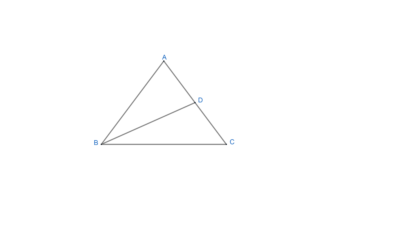 ABC is an equilateral triangle and D is any point in AC. Prove that BD ...