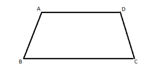 Write five properties of a trapezium.
