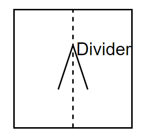 The number of lines of symmetry in a divider is:A. 0B. 1C. 2D. 3