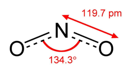 The correct formula for nitrogen dioxide is:A. \\[NO\\]B.\\[{N_2}O\\]C ...