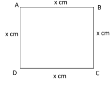 What is the side of the square whose area is $25sq.cm$