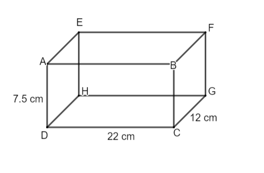 Find the lateral surface area of one cuboid whose dimensions are l ...