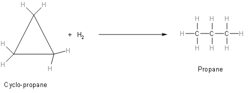 Consider the following two reactions i Propene +H2 class 11 chemistry ...