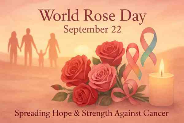 World Rose Day 2025: Date, Theme & Significance for Cancer Awareness