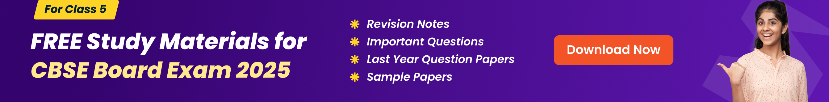 Class 5 CBSE Syllabus 2024-25 for All Subjects - Revised PDF Download