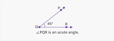 Types of Angles - Acute, Right, Obtuse, Straight and Reflex Anlges